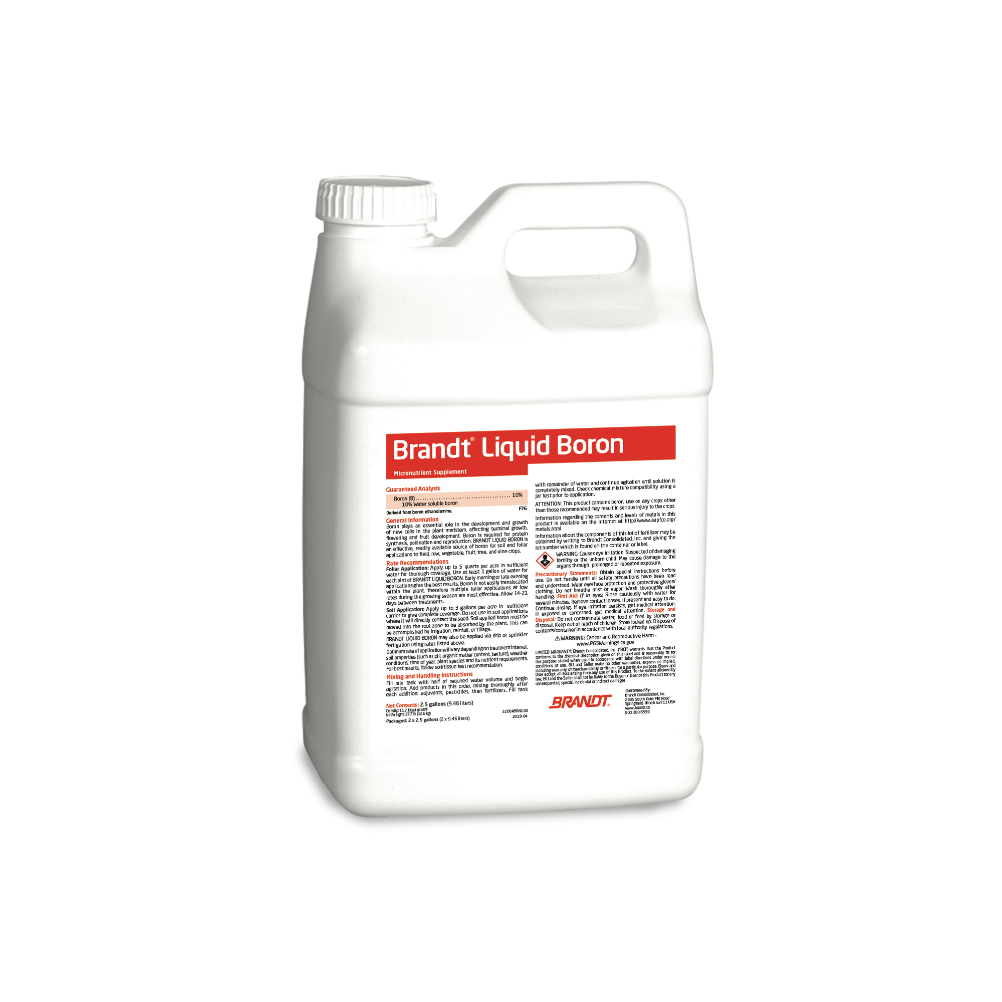 BRANDT Liquid Boron 10% - EZ Custom Ag